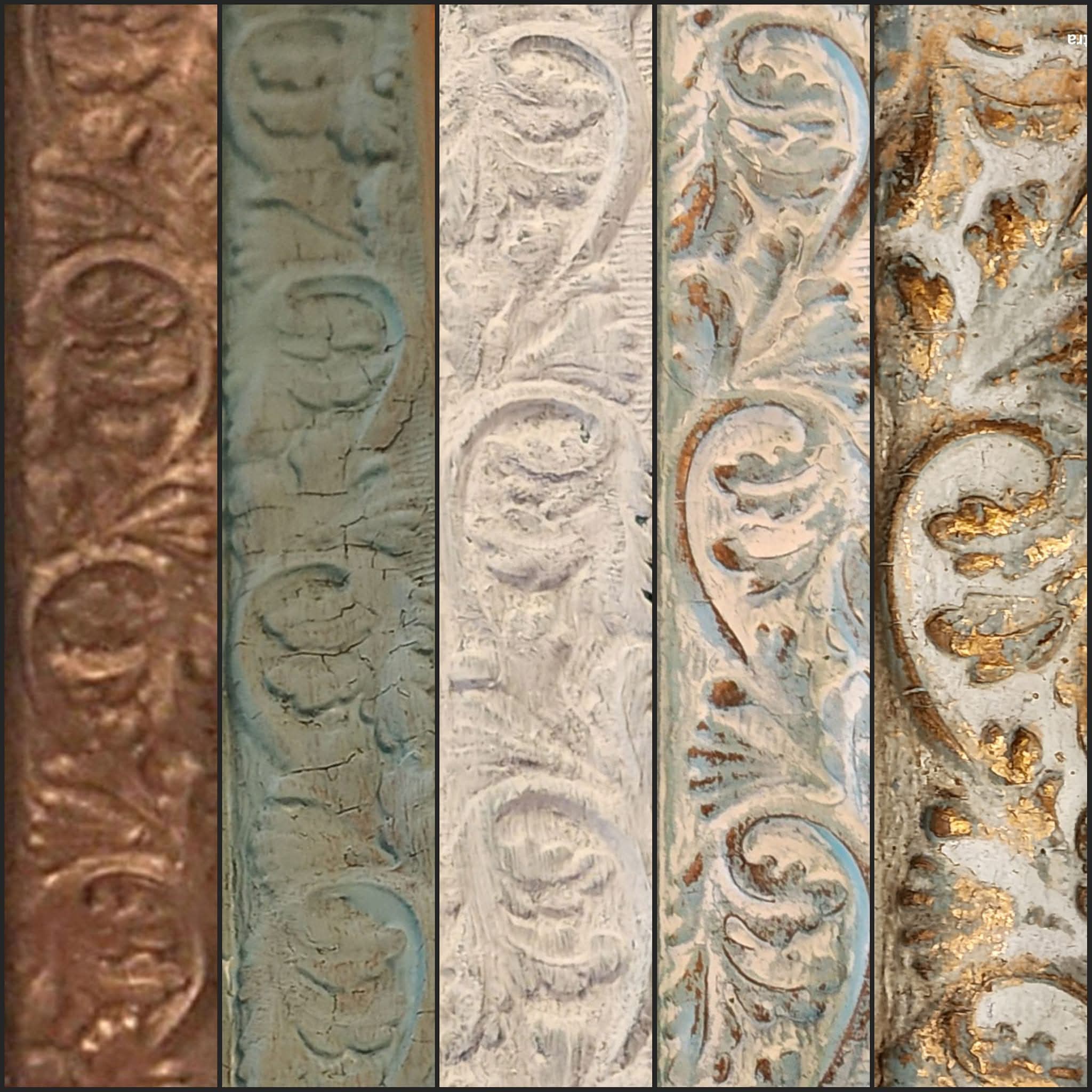 How to Create a Beautifully Aged Frame Finish with Milk Paint – Amy ...