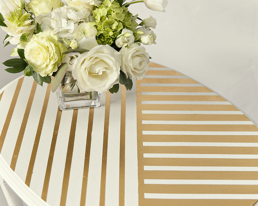 PAINTED AND GILDED TABLE – Amy Howard At Home