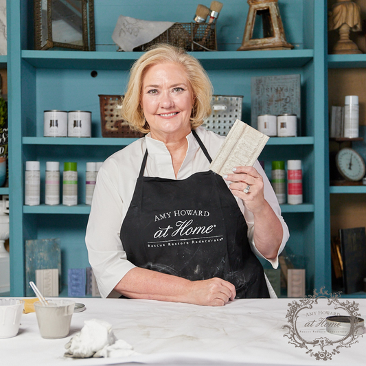 Creating a Limestone Concrete Look With One Step Paint – Amy Howard At Home