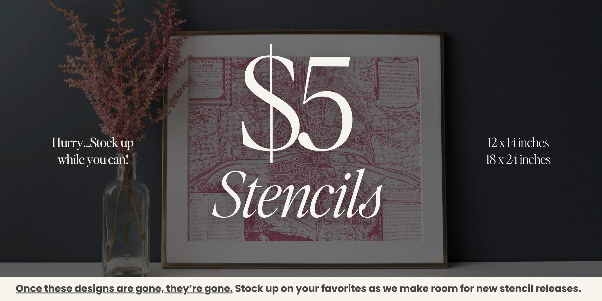 $5 Extra Large Reusable Mesh Stencils for Walls & Furniture – Amy ...