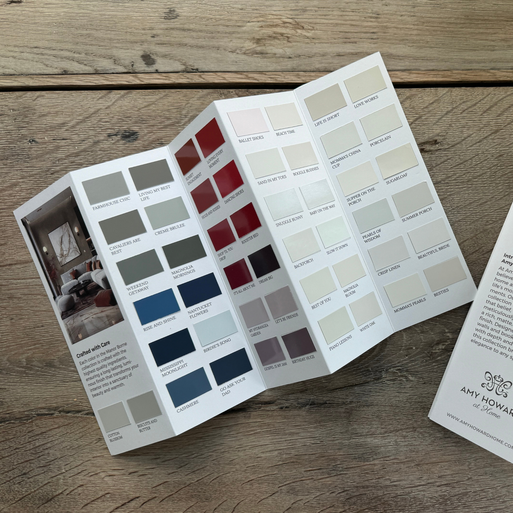 Manor Borne Wall Paint Color Card | Amy Howard Home – Amy Howard At Home