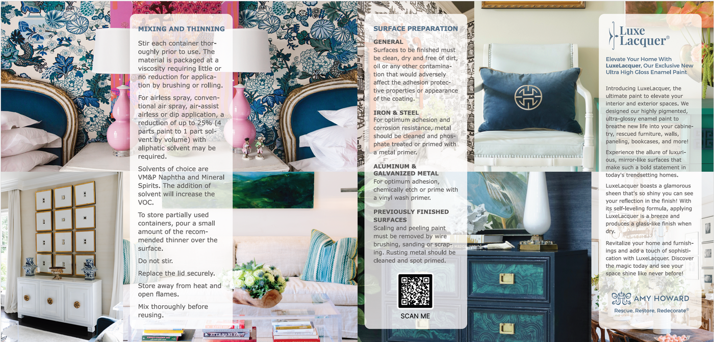 LuxeLacquer - Color Card – Amy Howard At Home