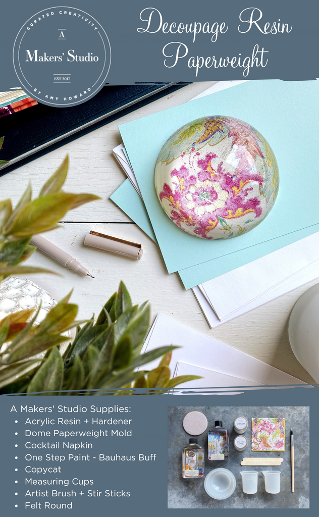 Dome Resin Mold for Paperweight | Amy Howard At Home