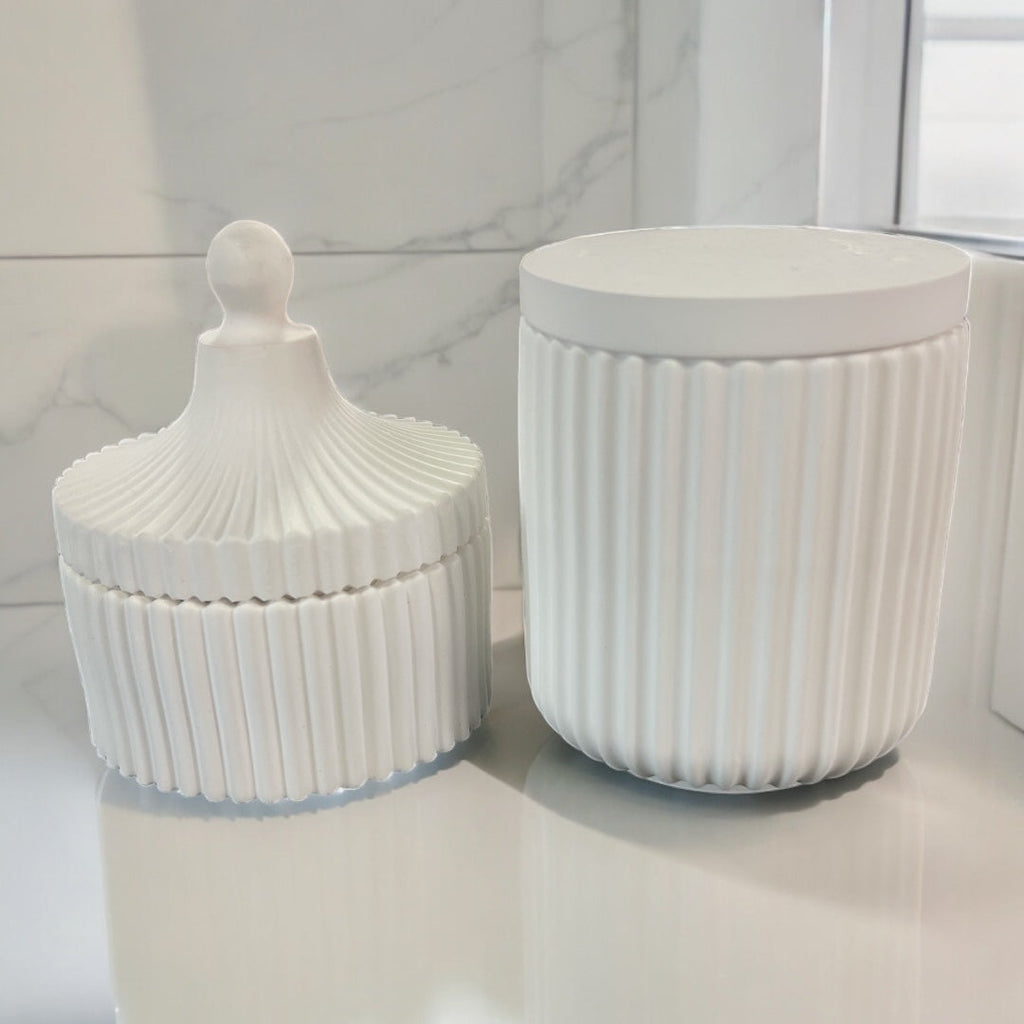 Fluted Containers Molds Set of 2 – Amy Howard At Home