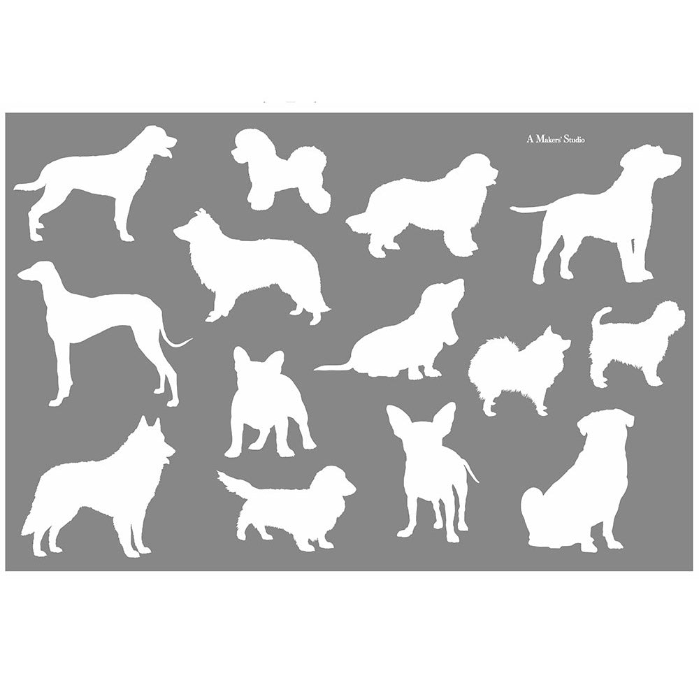 Dogs - Mesh Stencil 18x12 – Amy Howard At Home