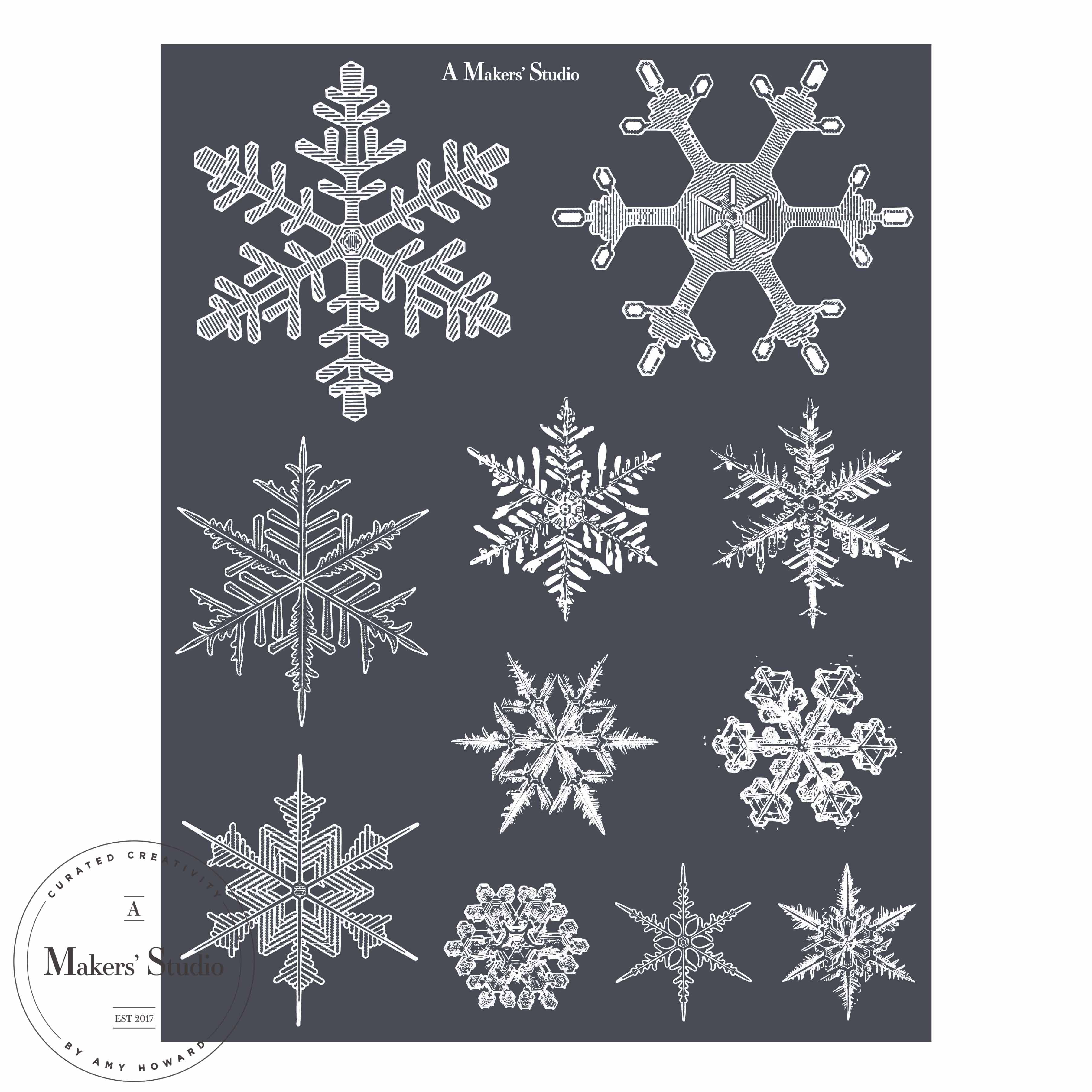 snowflake stencil