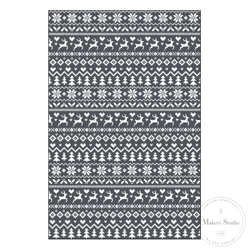 Bad Sweater Day - Mesh Stencil 12x18 – Amy Howard At Home