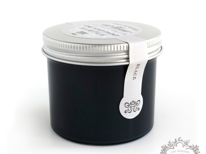 Black - One Step Paint - 4oz Sample – Amy Howard At Home