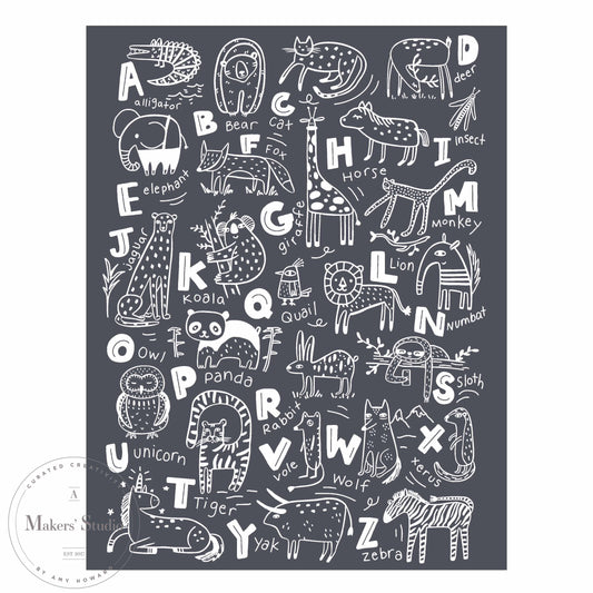 AMS: Alphabet Stencils – Amy Howard At Home
